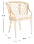 Carlotta Natural Arm Chair