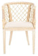 Carlotta Wood Arm Chair in Natural