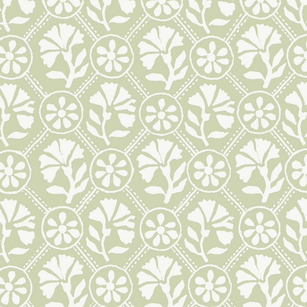 Sophie Pillow Cover in Celadon Reverse