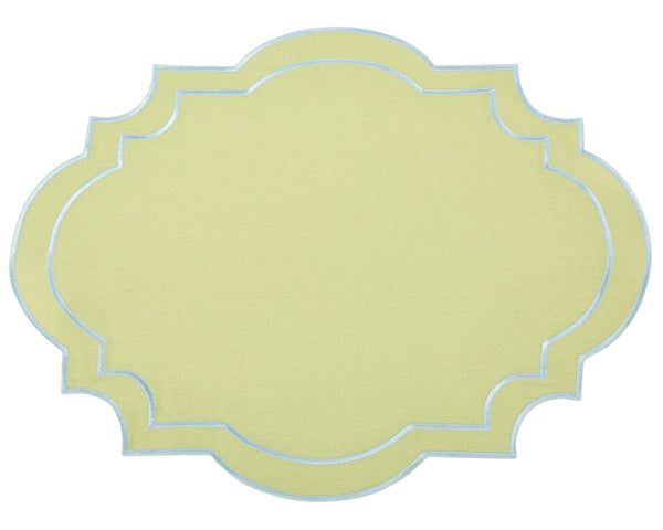 Nantucket Green & Blue Placemat & Napkin