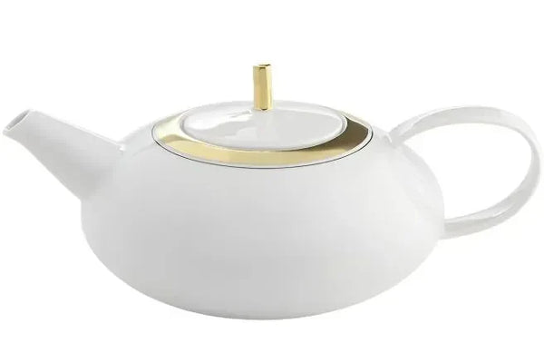 Domo Gold Porcelain Tea Pot